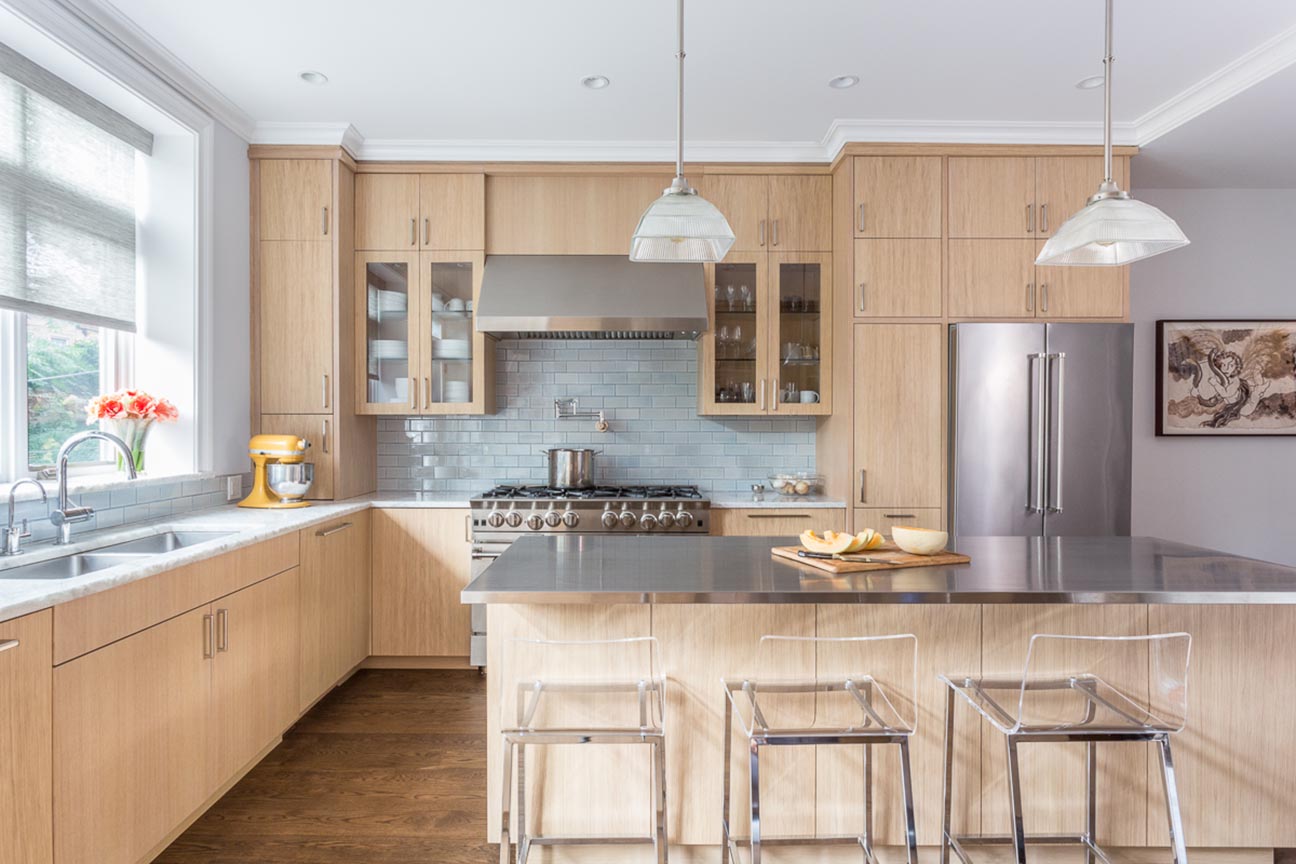 TBT – Crown Heights Limestone kitchen - Ben Herzog Architect, PC